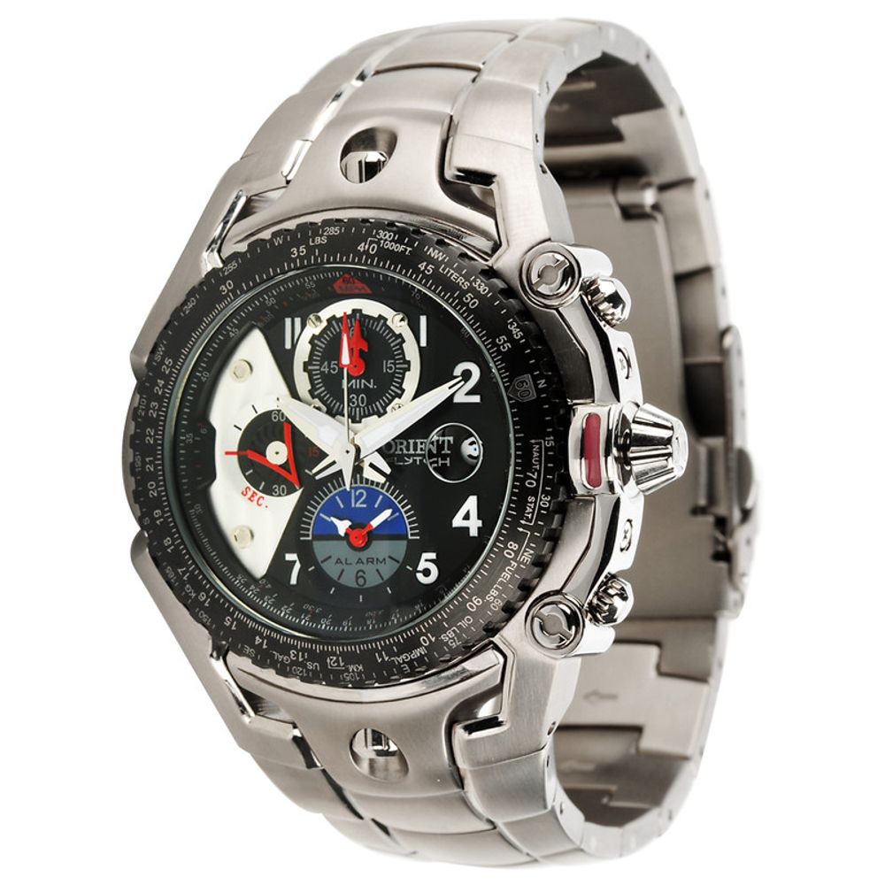 Relógio ORIENT Flytech masculino titânio MBTTC001 P2SX - aconfianca