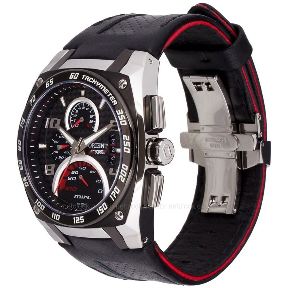 Relógio ORIENT masculino speedtech cronógrafo MBSCC022 P2PX - aconfianca