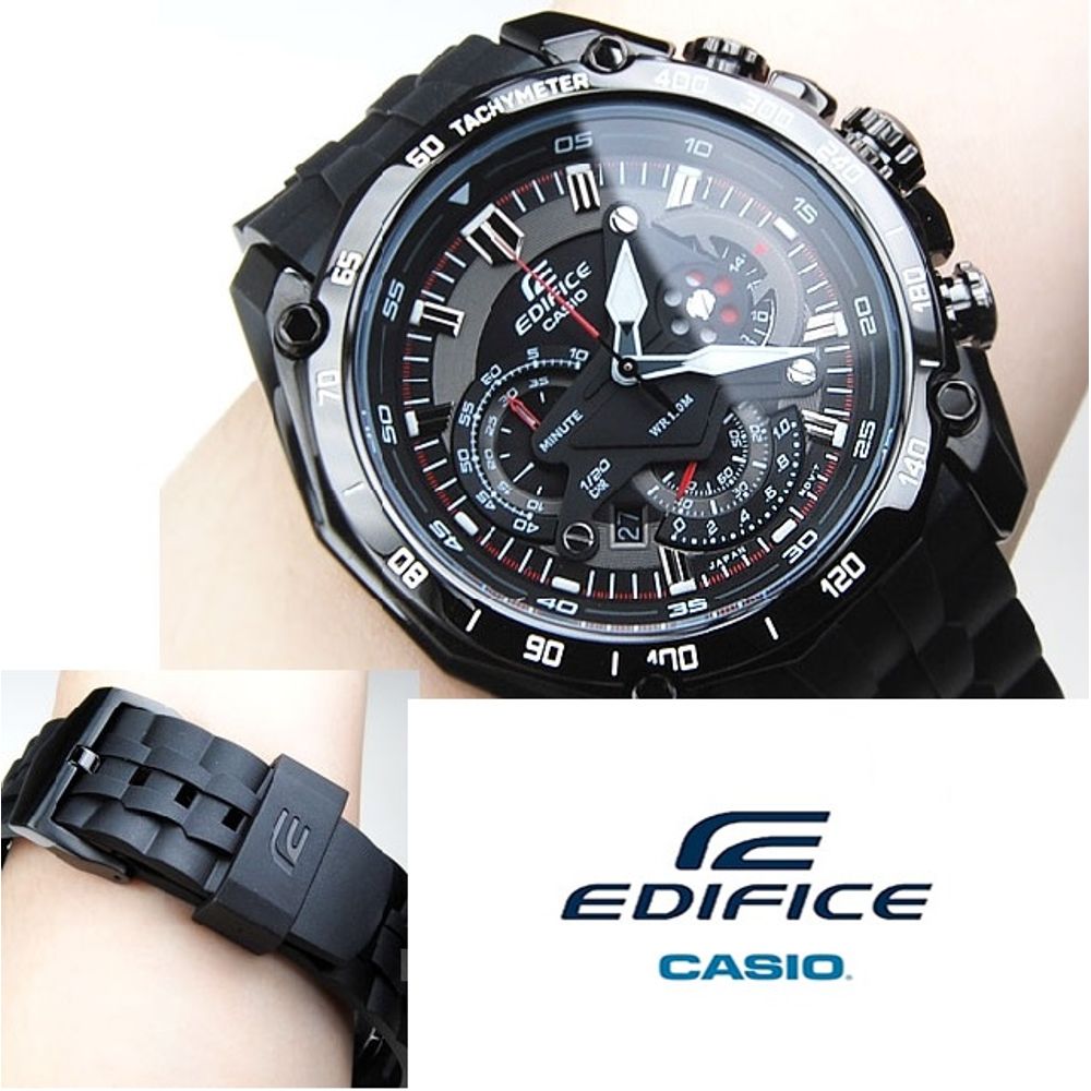 Relógio CASIO EDIFICE masculino cronógrafo EF-550-1AVDF - aconfianca