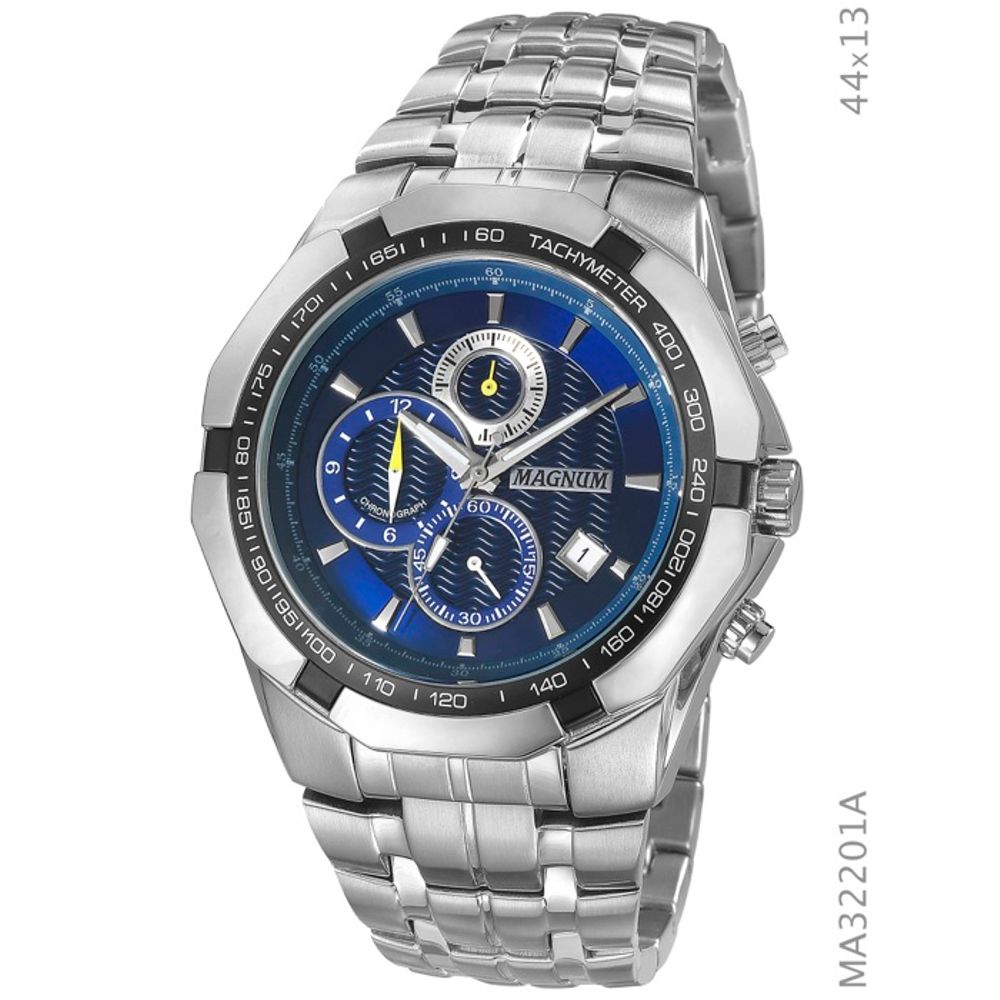 Relógio MAGNUM masculino cronógrafo MA32201A - aconfianca