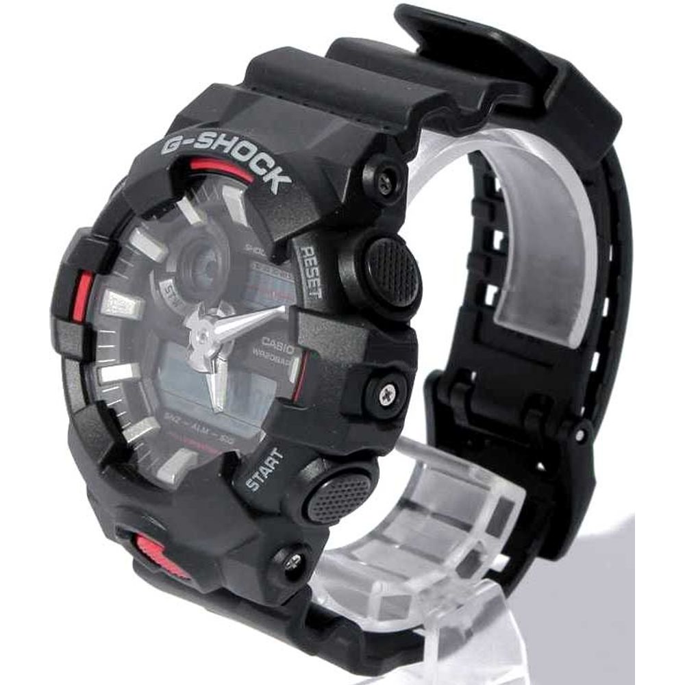 Relógio CASIO G-SHOCK masculino anadigi preto GA-700-1ADR - aconfianca