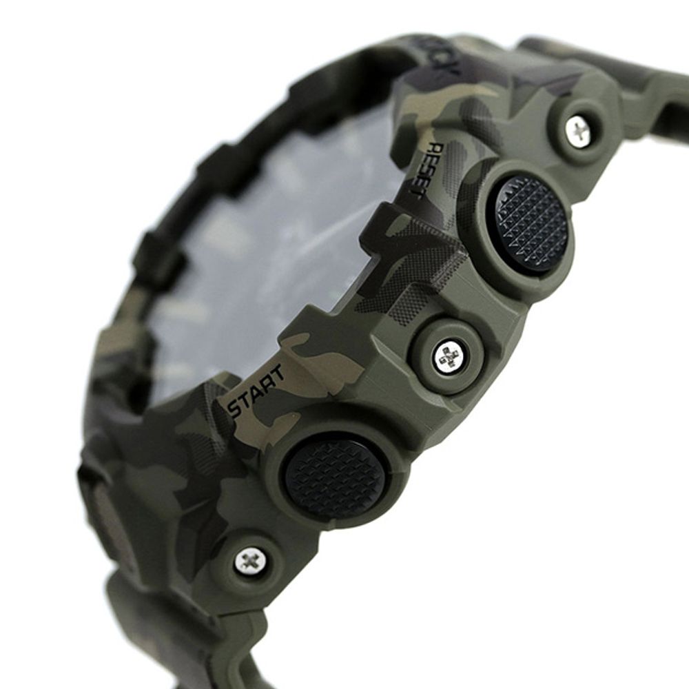 Relógio CASIO G-SHOCK masculino camuflado GA-700CM-3ADR - aconfianca