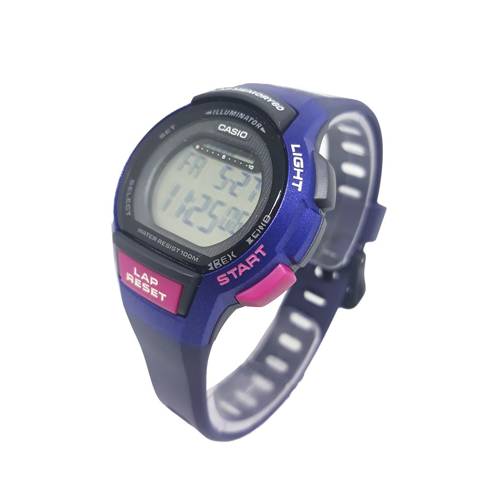 Relógio CASIO feminino digital azul LWS-1000H-2AVDF - aconfianca