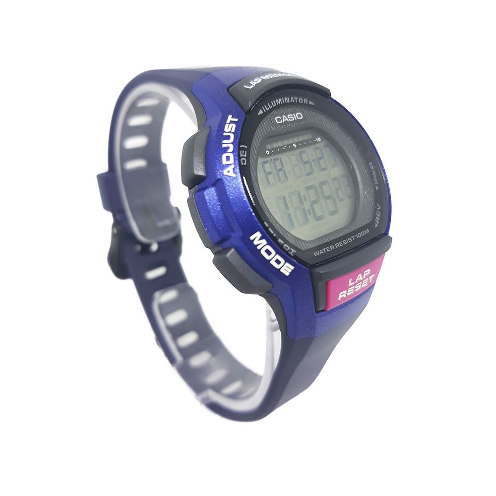 Relógio CASIO feminino digital azul LWS-1000H-2AVDF - aconfianca