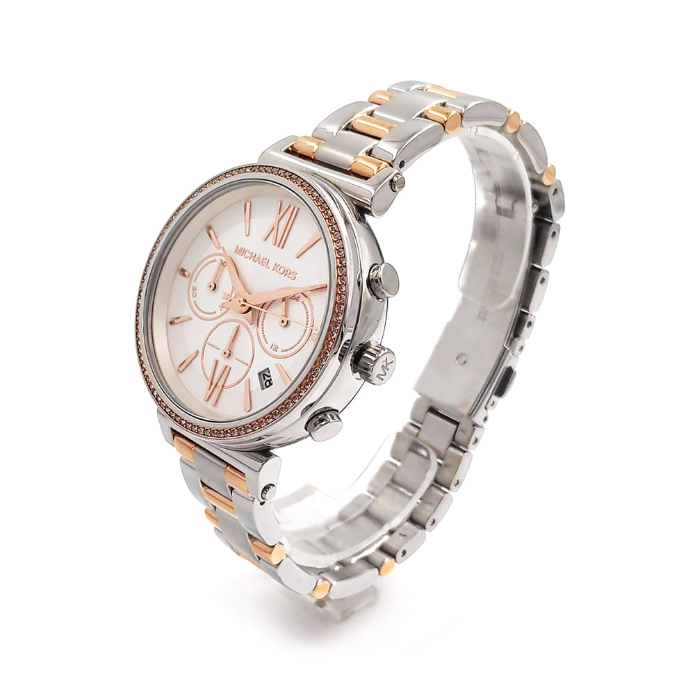 Relógio MICHAEL KORS Sofie feminino cronógrafo MK6558/1KN - aconfianca