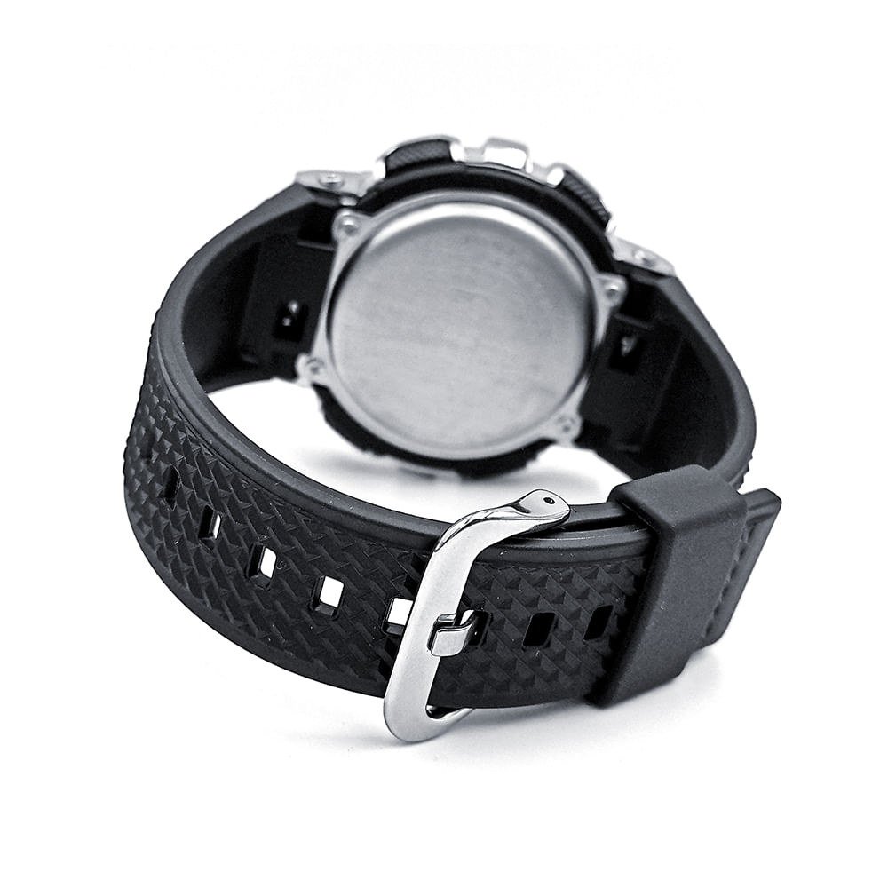 Relógio CASIO G-SHOCK masculino metal prata GM-110-1ADR - aconfianca