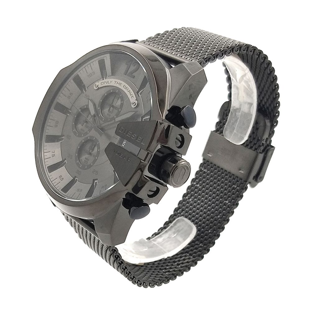 Relógio DIESEL masculino fumê cronógrafo DZ4527 G2GX - aconfianca