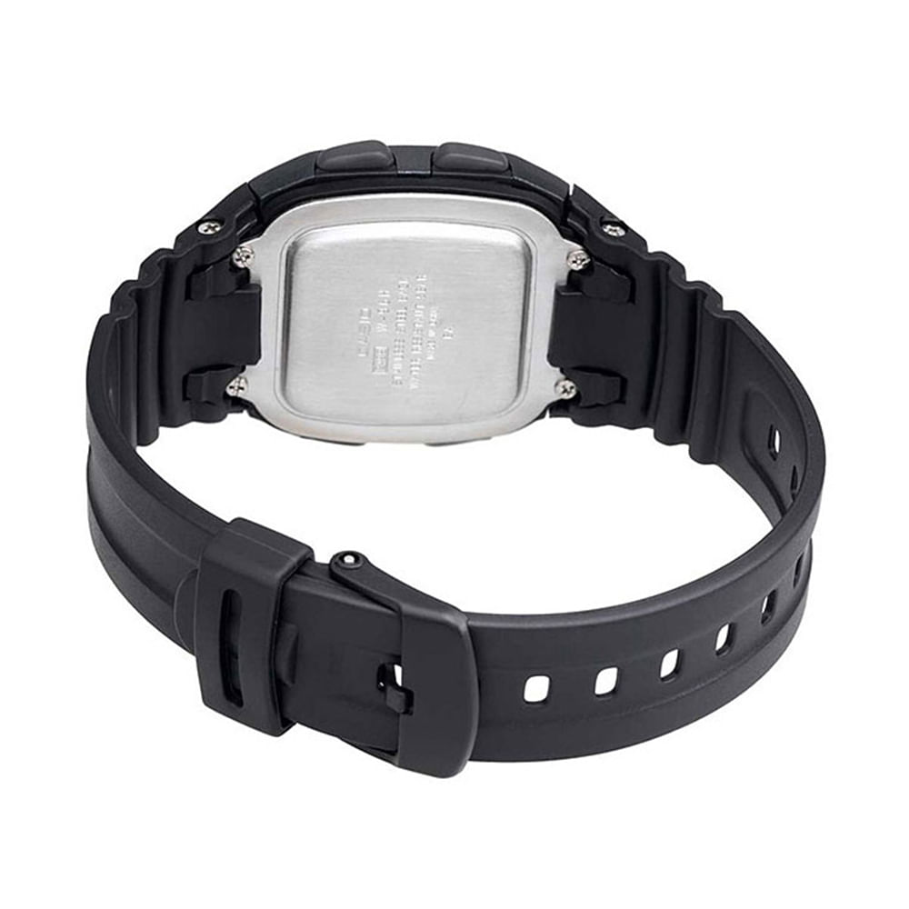 Relógio CASIO Illuminator masculino preto W-96H-1BVDF - aconfianca