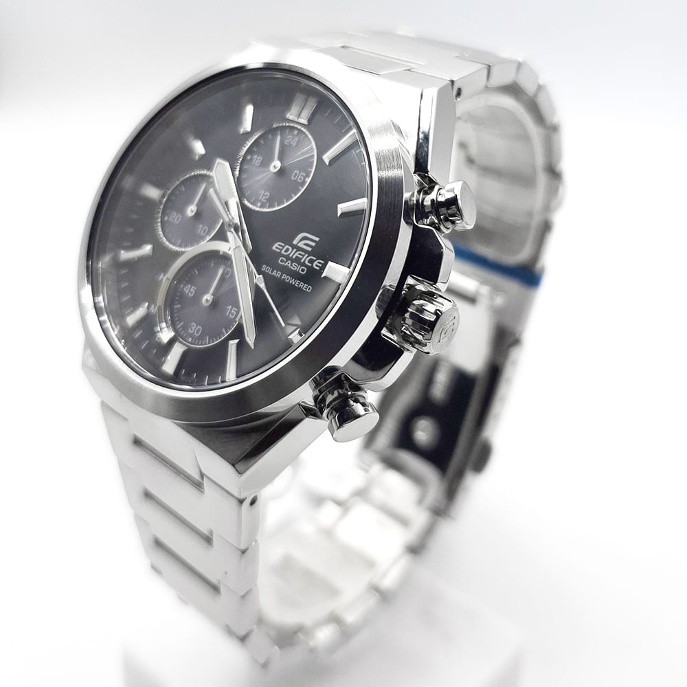 Relógio CASIO EDIFICE prata masculino EQS-950D-1AVUDF - aconfianca